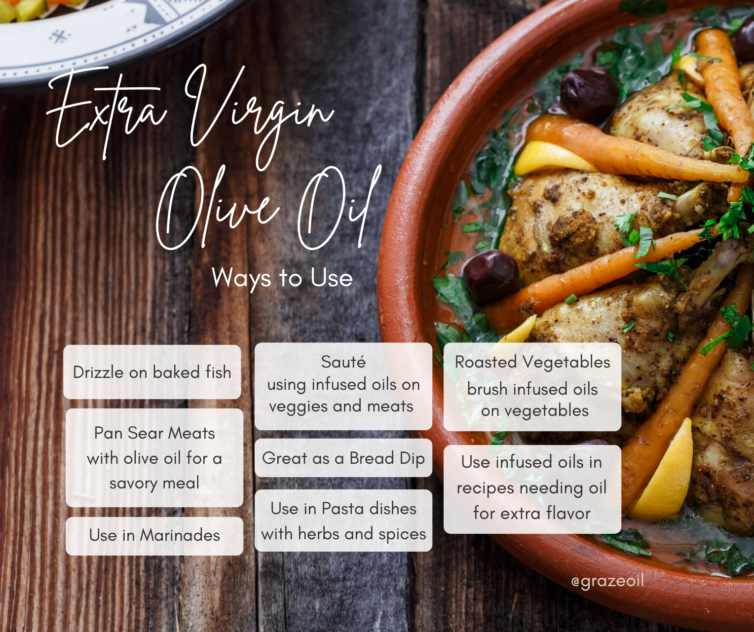 Ways To Use Olive Oil – Graze Oil Shop